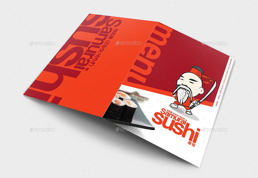 A3 Sushi Menu Template, Print Templates | GraphicRiver
