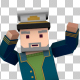 Cartoon Captain Dancing, Motion Graphics | VideoHive