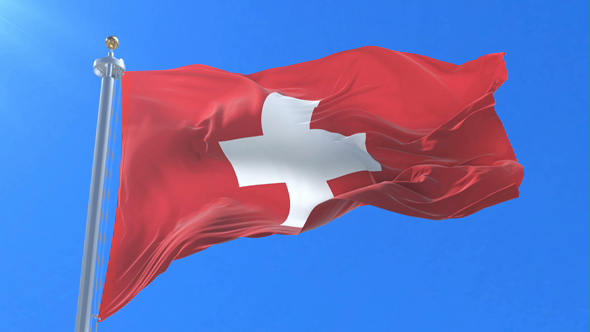 Flag of Switzerland Waving, Motion Graphics | VideoHive