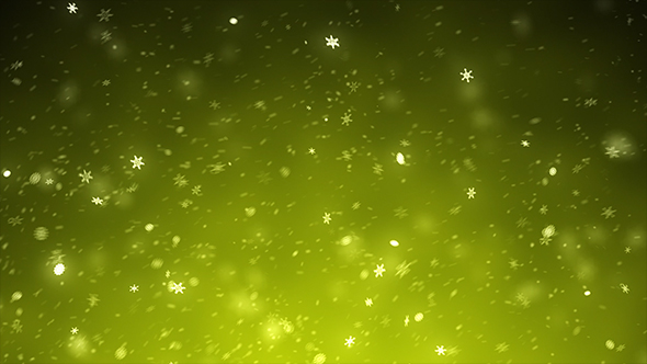 Christmas Winter Snow Yellow, Motion Graphics | VideoHive