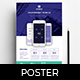 A4 Mobile App Poster Template v2, Print Templates | GraphicRiver