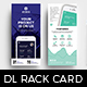 Mobile App DL Rack Card Template, Print Templates | GraphicRiver