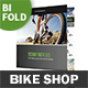 Bicycle Shop Bifold / Halffold Brochure, Print Templates | GraphicRiver