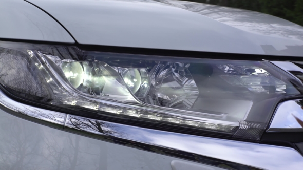 Car Headlights Flashing, Stock Footage | VideoHive