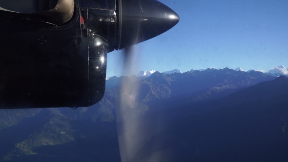 View From a Low-flying Airplane Window, Stock Footage | VideoHive