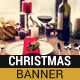 Christmas Dinner Banner, Web Elements | GraphicRiver