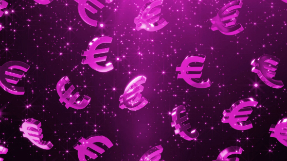 Falling Euro Symbols, Motion Graphics | VideoHive