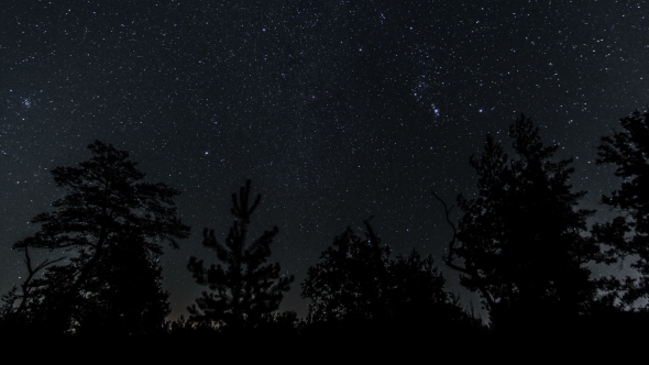 Starry Sky and Sunrise, Stock Footage | VideoHive