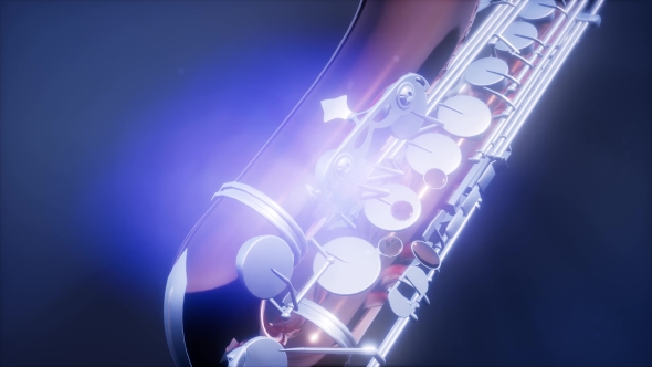 Golden Tenor Saxophone, Motion Graphics | VideoHive