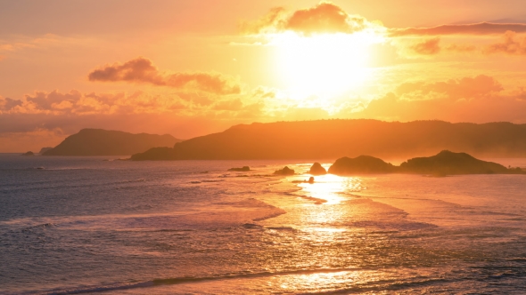 The Most Beautiful Sunset Scenery From Top of Bukit Merese, Lombok ...