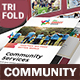 Community Service Trifold Brochure 2, Print Templates | GraphicRiver