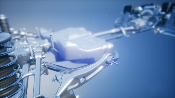 Detailed Car Engine and Other Parts, Motion Graphics | VideoHive