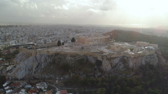 Acropolis of Athens Ancient Citadel in Greece, Stock Footage | VideoHive