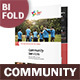 Community Service Bifold / Halffold Brochure 2, Print Templates ...