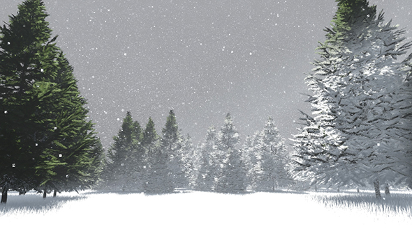 Christmas Snow Tree, Motion Graphics | VideoHive
