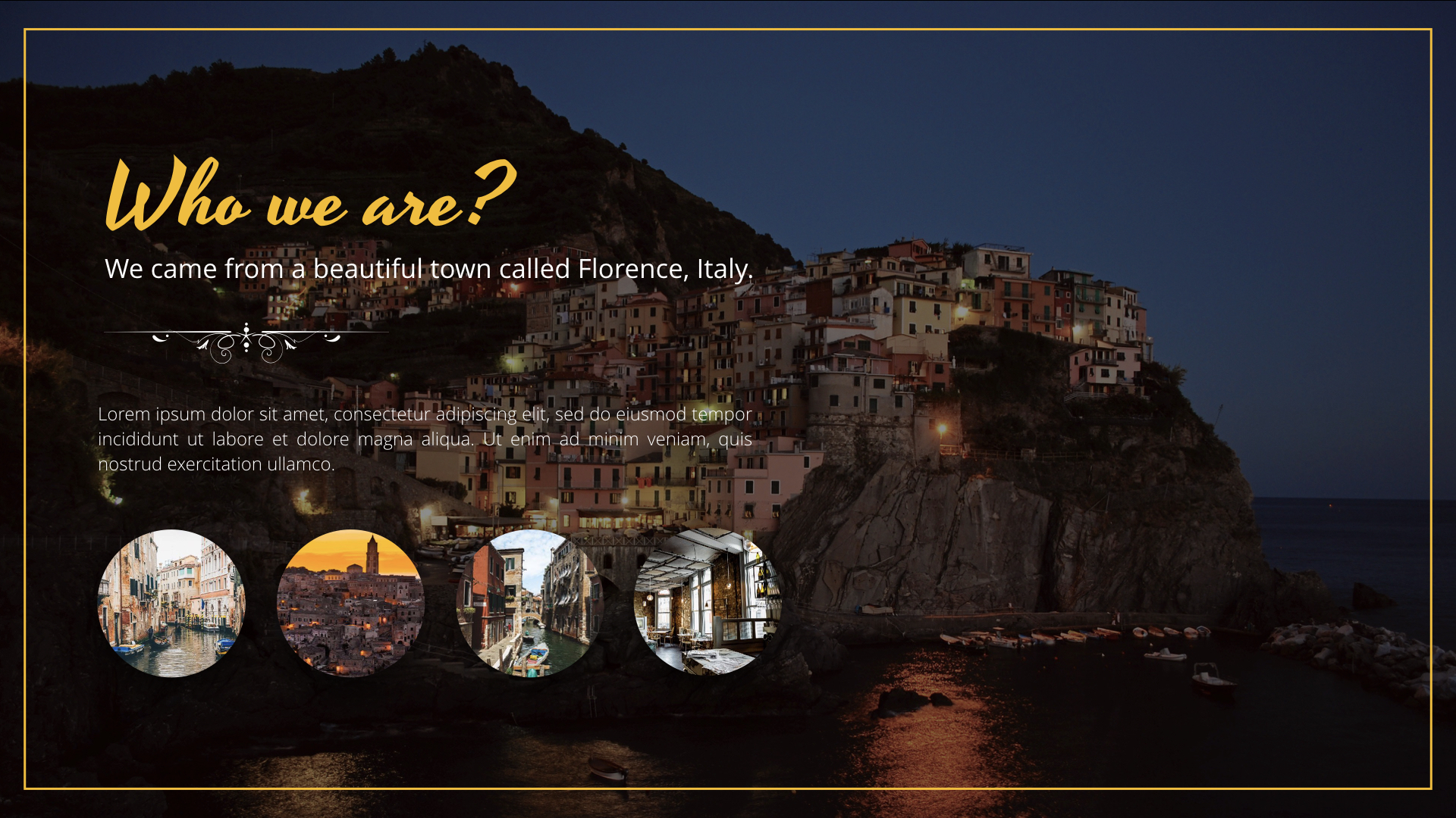 Italiano Multipurpose Google Slide Presentation Template, Presentation ...