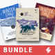 Winter Chillout - Party Flyer / Poster Templates Bundle A3 by Sao108