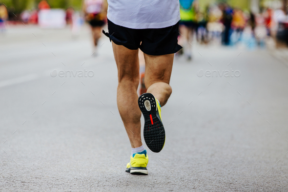 rear view legs male runner Stock Photo by realsportsphotos | PhotoDune