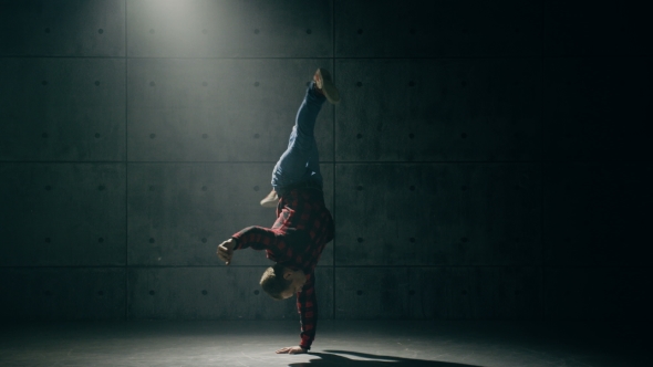 B-Boy Dancing Breakdance, Stock Footage | VideoHive