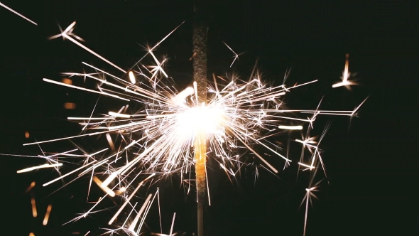 Sparklers Celebration Pyro, Stock Footage | VideoHive