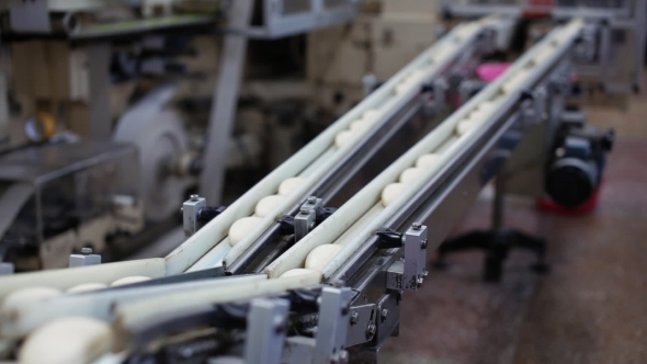 Assembly Line with Slices of Soap, Stock Footage | VideoHive