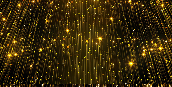 Yellow Rising Particles, Motion Graphics | VideoHive