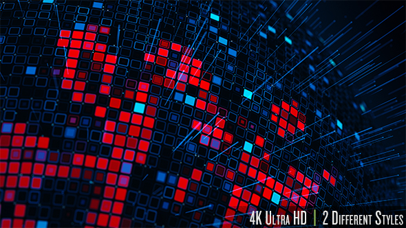 Futuristic Concept of Internet Server Data 4K, Motion Graphics | VideoHive