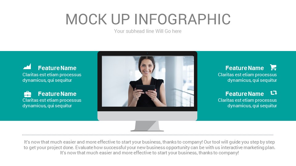 Business Feature PowerPoint Presentation Template, Presentation Templates