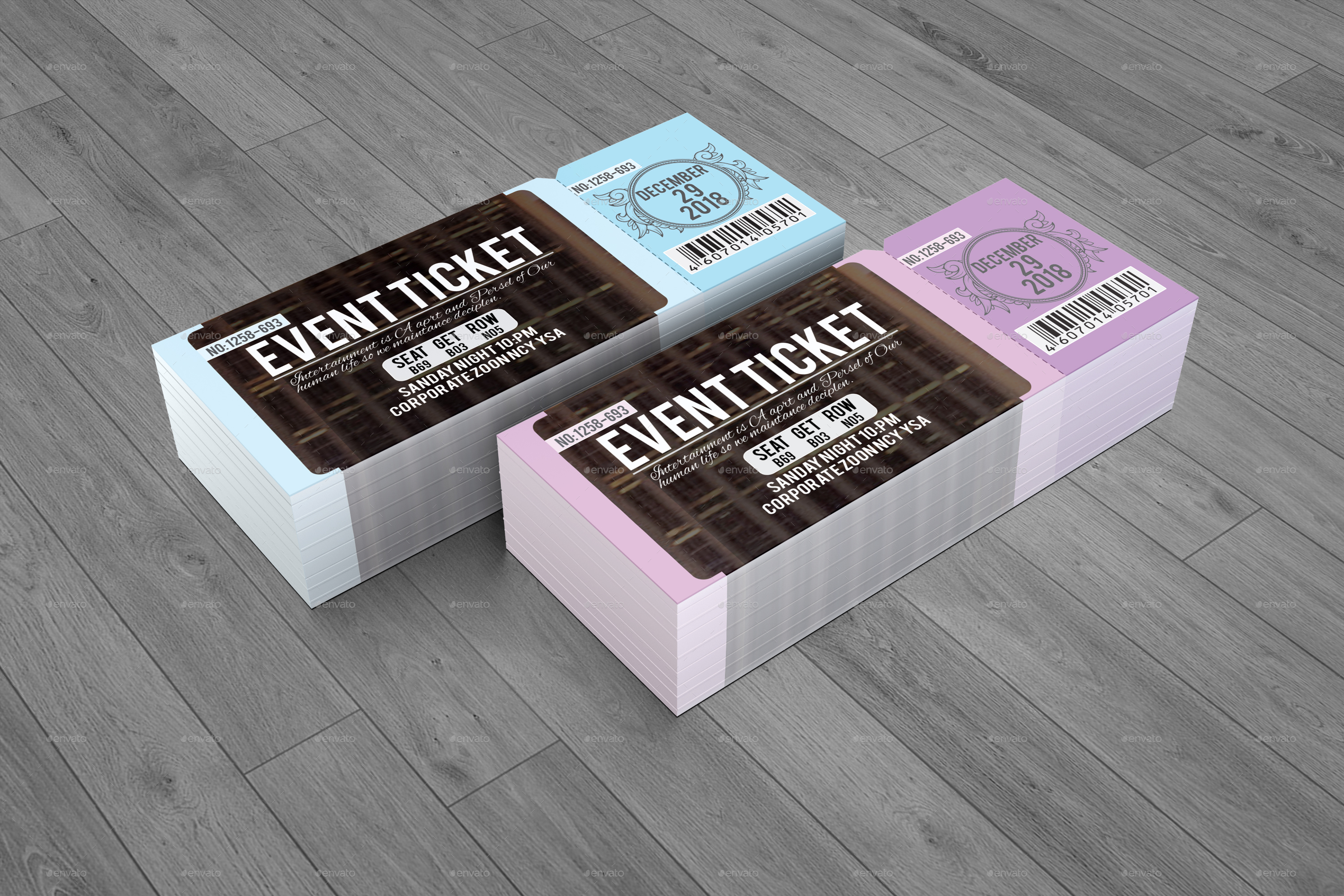 Event Ticket, Print Templates | GraphicRiver