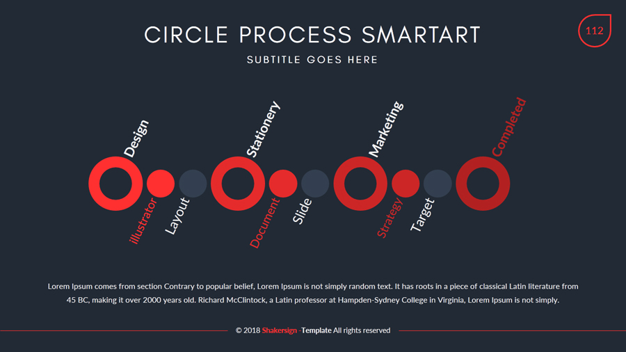 Perfecto Presentation Template with Modern Concept, Presentation Templates