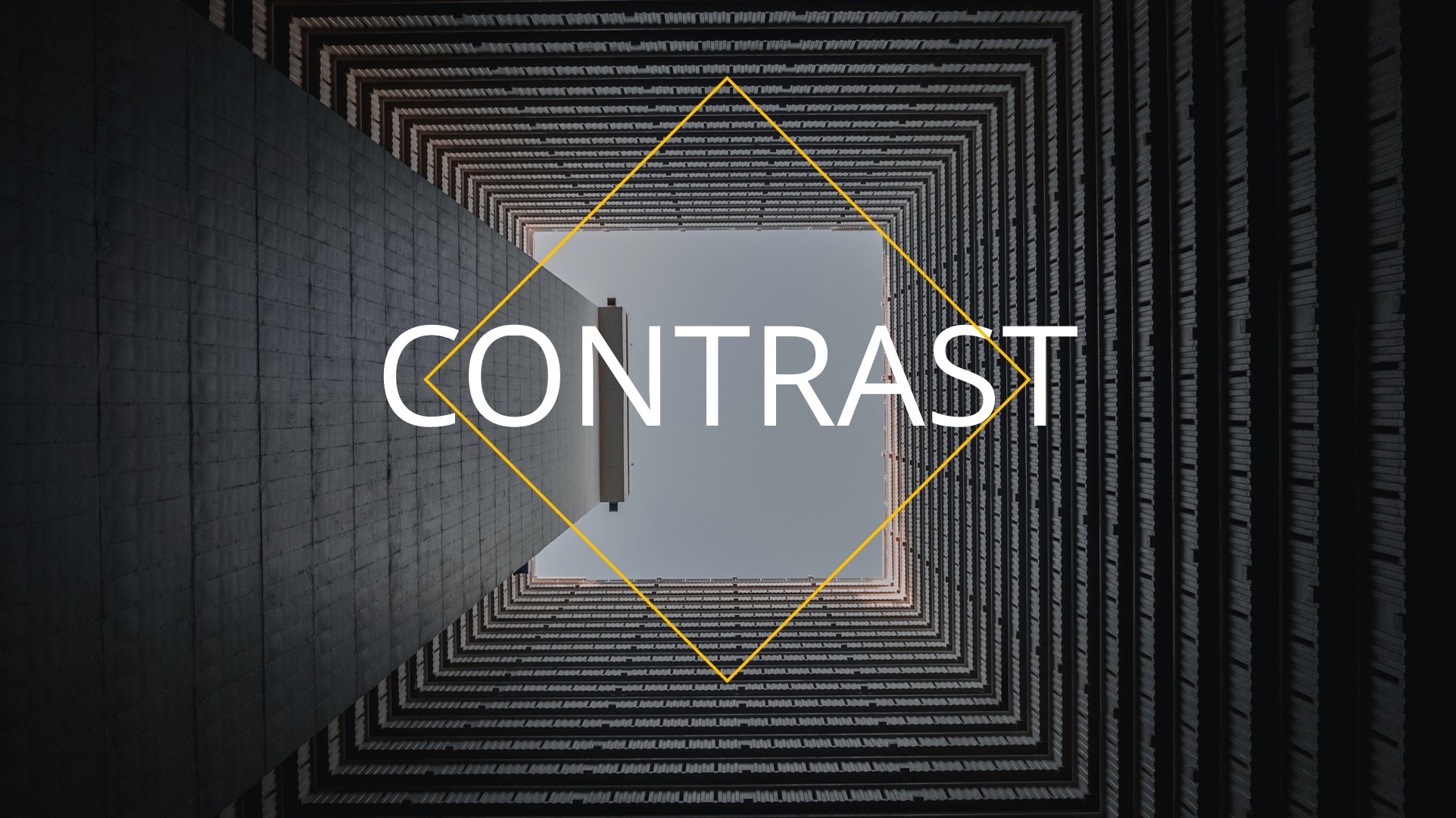 Contrast - Creative Google Slides Template, Presentation Templates