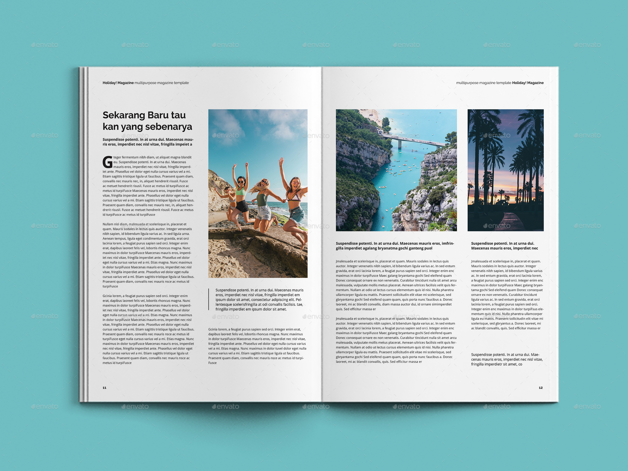 Holiday Magazine, Print Templates | GraphicRiver