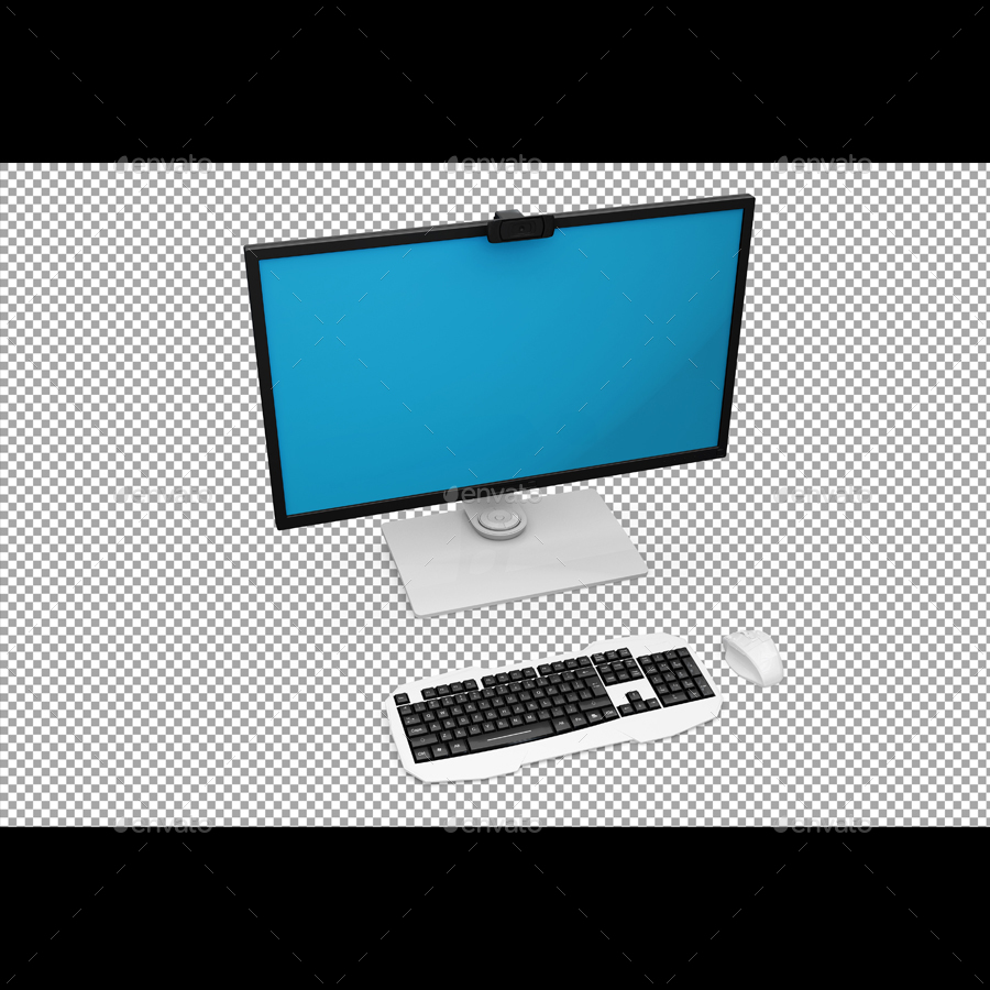 Monitor Set MockUp, Graphics | GraphicRiver
