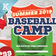 Baseball Camp Flyer Templates, Print Templates | GraphicRiver