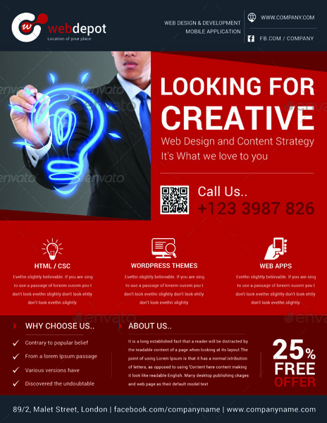 Web Design Flyer Template | Volume - 3, Print Templates | GraphicRiver