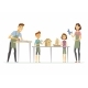 Family Making Handicrafts - Cartoon People, Vectors | GraphicRiver