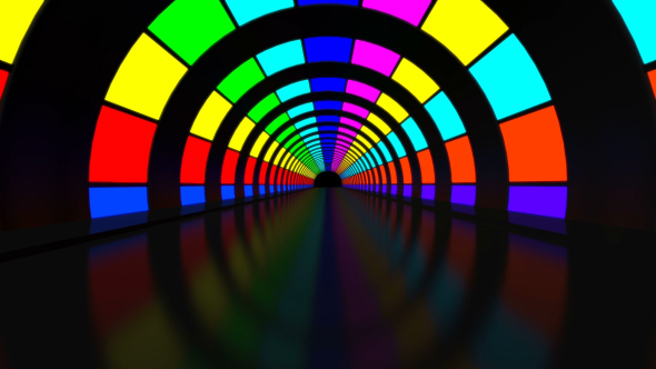 Colorful Tunnel, Motion Graphics | VideoHive