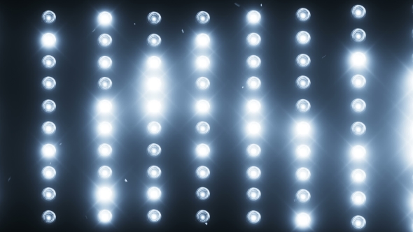 A Wall of Light Projectors, a Flash of Light, Motion Graphics | VideoHive