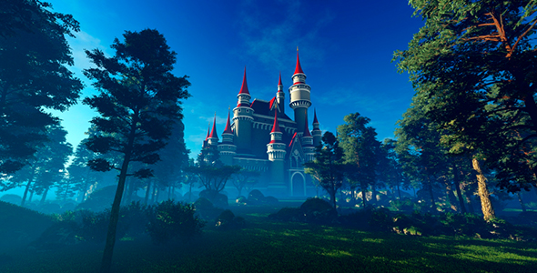 Green Forest And The Magic Castle, Motion Graphics | VideoHive