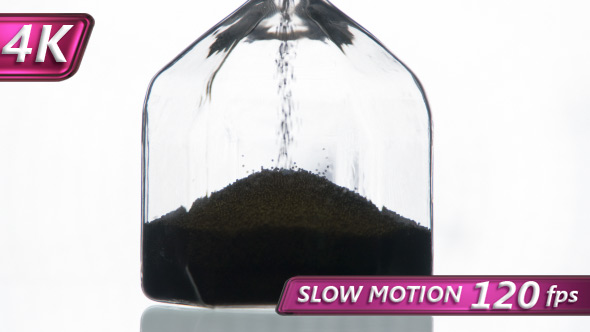 Thin Trickle of Sand Pours, Stock Footage | VideoHive