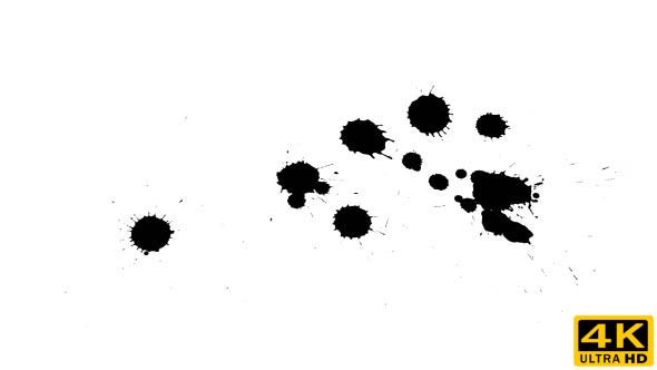 Ink Drops on Dry Paper 06, Stock Footage | VideoHive