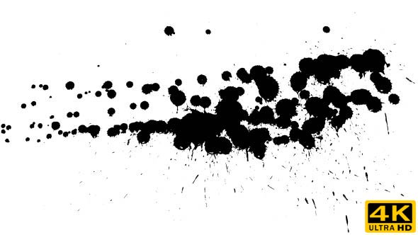 Ink Drops on Dry Paper 27, Stock Footage | VideoHive