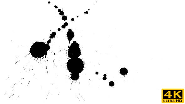 Ink Drops on Dry Paper 20, Stock Footage | VideoHive