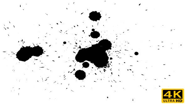 Ink Drops on Dry Paper 02, Stock Footage | VideoHive