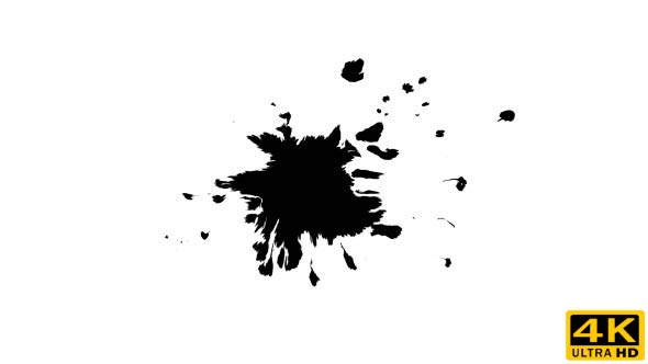 Ink Drops on Wet Paper 02, Stock Footage | VideoHive