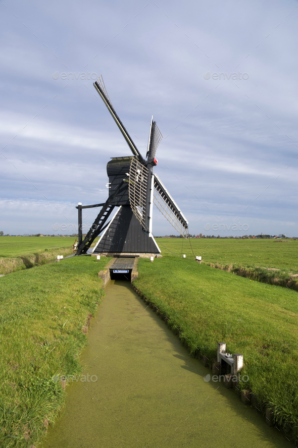 Windmill the Klaver Stock Photo by arbortek | PhotoDune