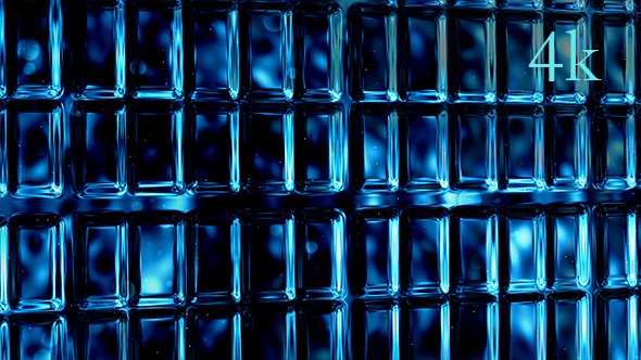 Blue Reflection in the Glass Window Background, Motion Graphics | VideoHive