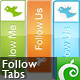 Follow Tags, Web Elements | GraphicRiver