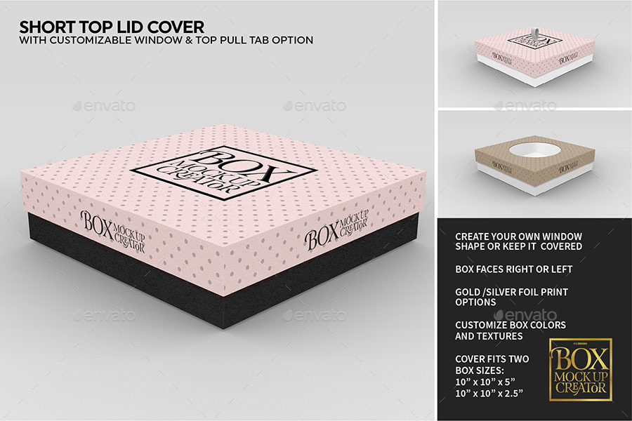 Box Packaging MockUp Creator, Graphics | GraphicRiver