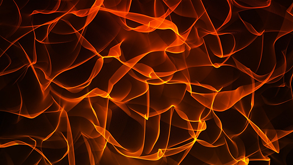Red Waves Glowing Particles, Motion Graphics | VideoHive